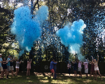18" Blue Gender Reveal Powder & Confetti Cannon | Shop Blue Powder ...