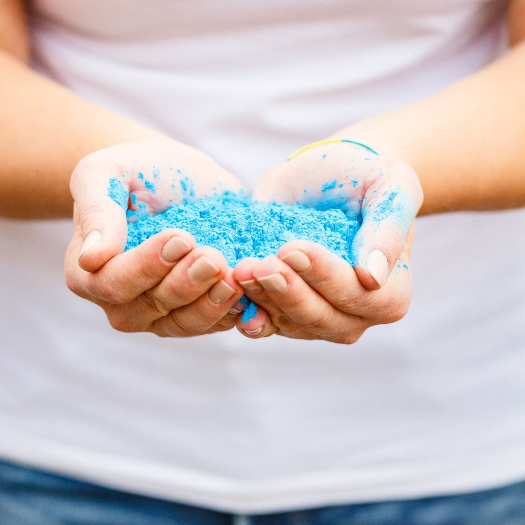 Gender Reveal Blue Powder | Bag of Blue Powder | Gender Reveal Surprise ...